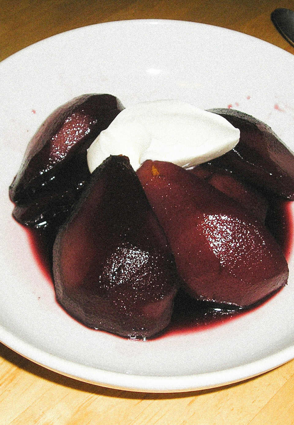 Recipe: Vegan Red Wine Poached Pears – DEFY